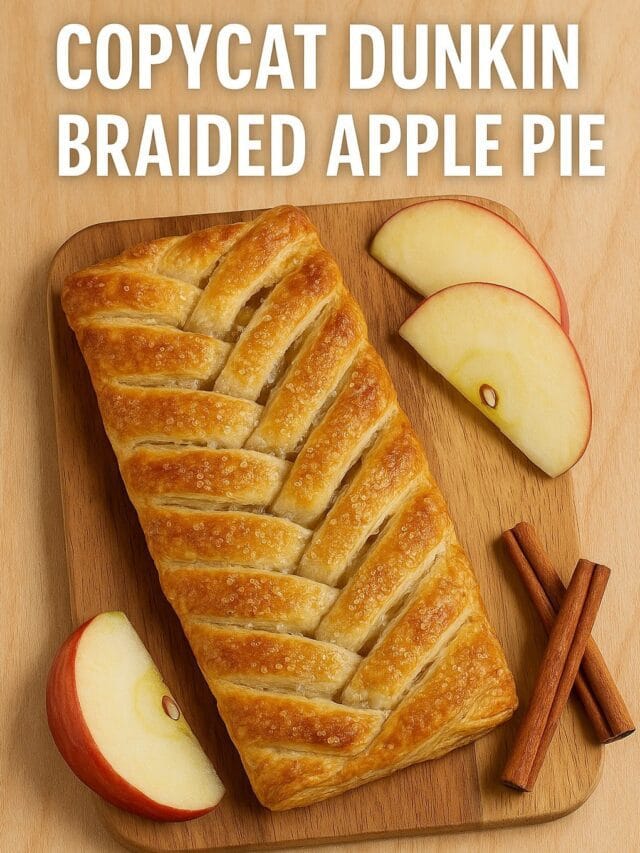 Copycat Dunkin Braided Apple Pie | FoodsWild