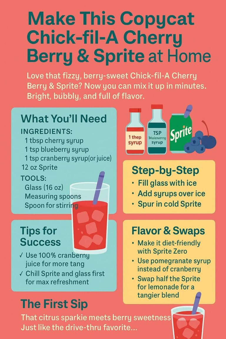 Copycat Chick-fil-A Cherry Berry & Sprite Recipe | FoodsWild